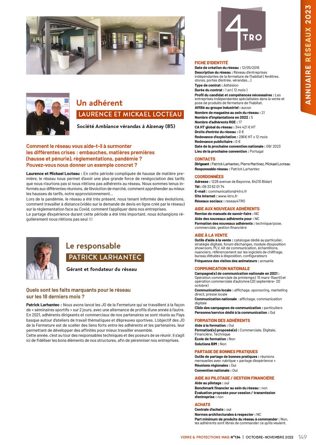 PRESSE - Découvrez notre page dans l'annuaire des réseaux du magazine ...